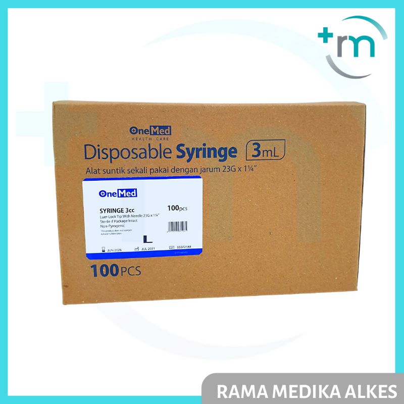 Jual BOX s p u i t 3 cc / spet 3 cc 3mL (isi 100 pcs) | Shopee Indonesia