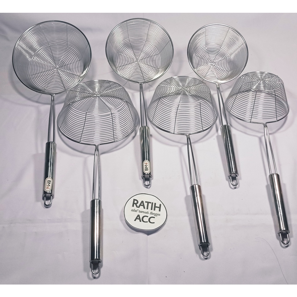 Jual serok serokan saringan peniris minyak gorengan mie kentang mangkok ...