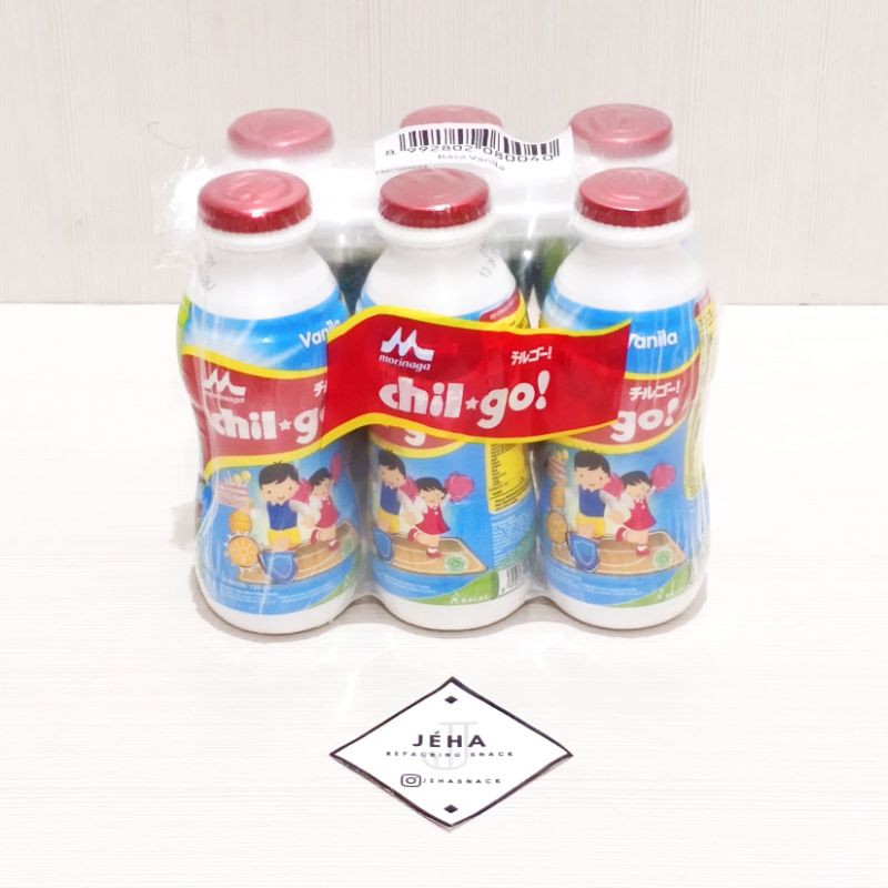 Jual [ SUSU UHT ] Morinaga Chil Go Botol Vanila 140mL ( 1 Pack isi 6pcs ...