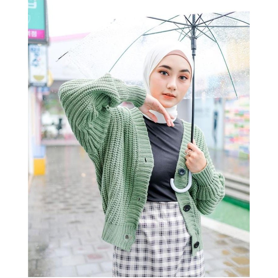 Jual [R9] KS EIREEN Cardy Crop Rajut Sweater Premium Wanita Dewasa | Shopee Indonesia