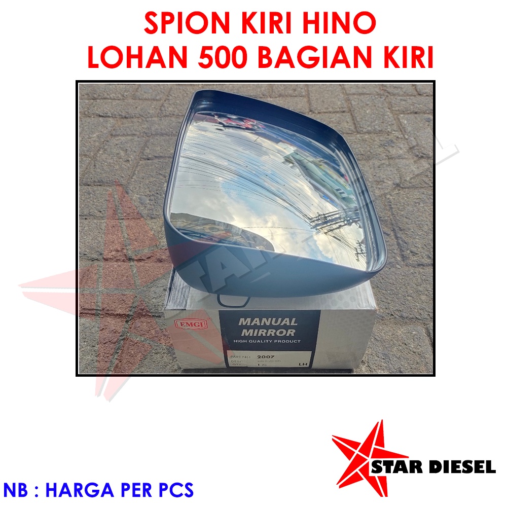 Jual KACA SPION HINO LOHAN KIRI MIRROR LH HINO LOHAN HINO 500 SPION ...