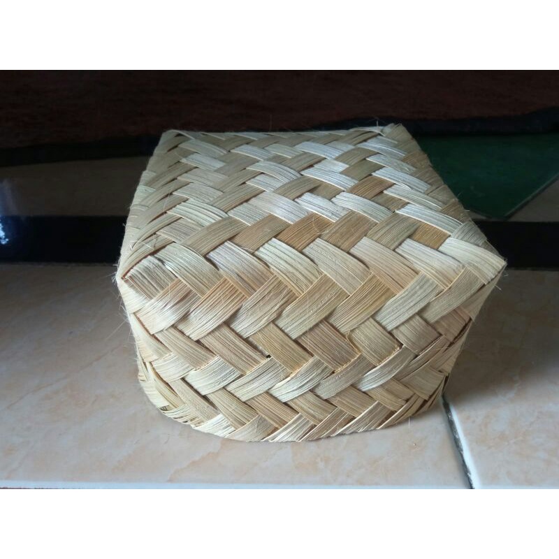 Jual (UKURAN 13x13) BESEK BAMBU/BESEK CANTIK/BESEK ANYAMAN BAMBU/KOTAK ...
