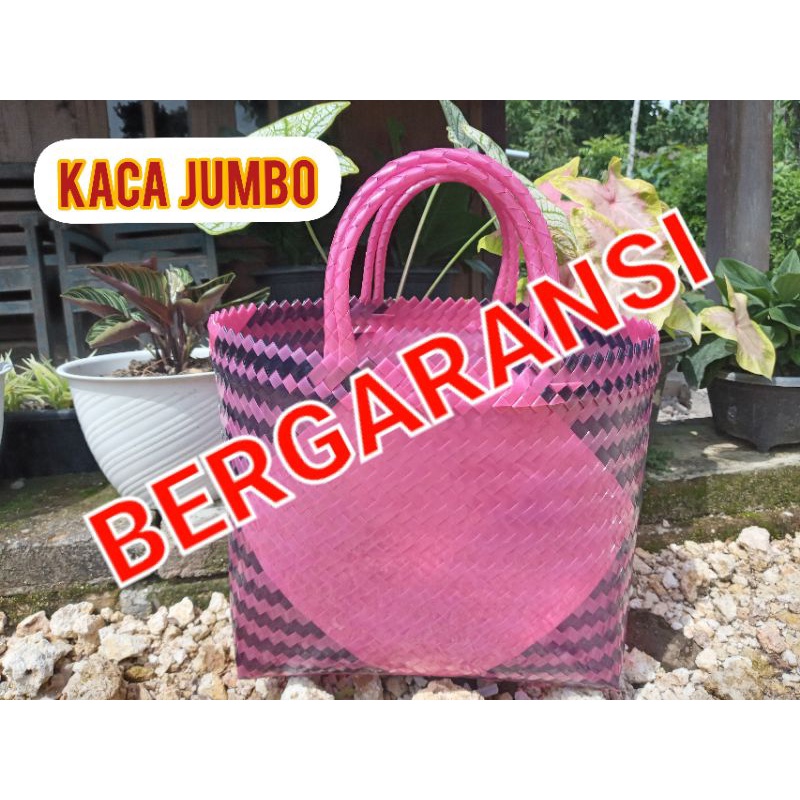 Jual Tas Anyaman Plastik KACA JUMBO PREMIUM/ TAS JUMBO PLASTIK PREMIUM ...