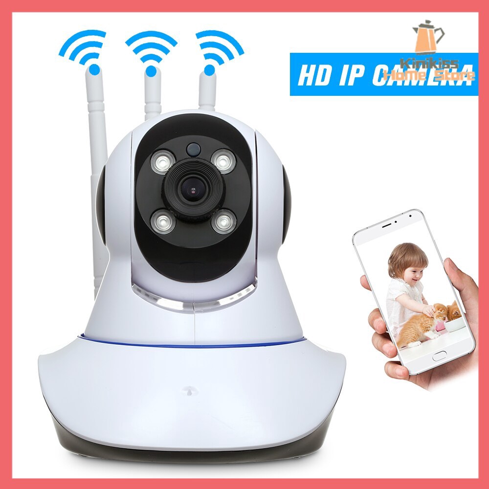 Jual Kamera CCTV Rumah HD 720P IP Cloud Camera CCTV Surveillance Security Network PTZ Camera ...