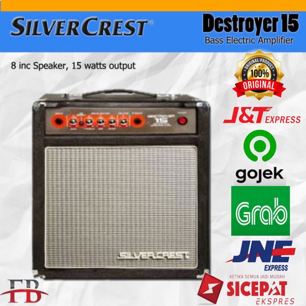 Jual Silvercrest Destroyer 15 Bass Amplifier - Destroyer15 Ampli Bass ...