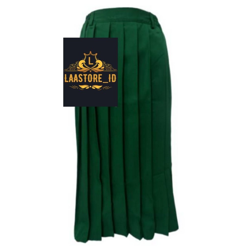 Jual SERAGAM SEKOLAH - Rok Panjang Full Rempel/Plisket SMP/SMA/Kuliah/Pembina/Kerja Bahan Drill ...