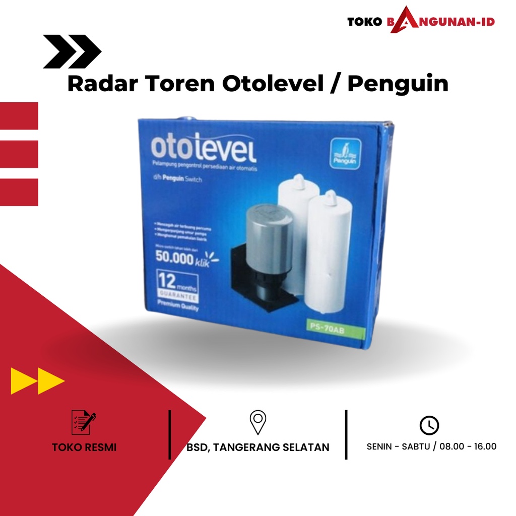 Jual Radar Otomatis toren Air Penguin Otolevel / Setelan Air Tandon ...