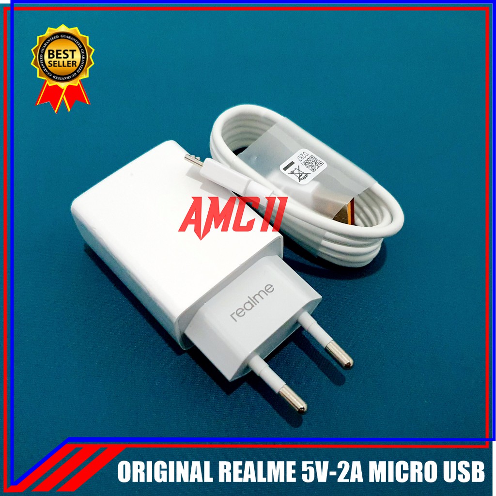 Jual Charger Realme C20 Realme C21 C21y ORIGINAL 100% Micro USB 10 Watt ...