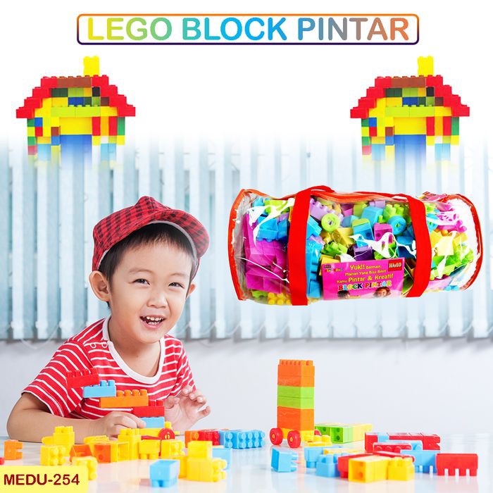 Jual Mainan Edukasi - Lego - Mainan Balok Pintar Aneka warna 3D ...