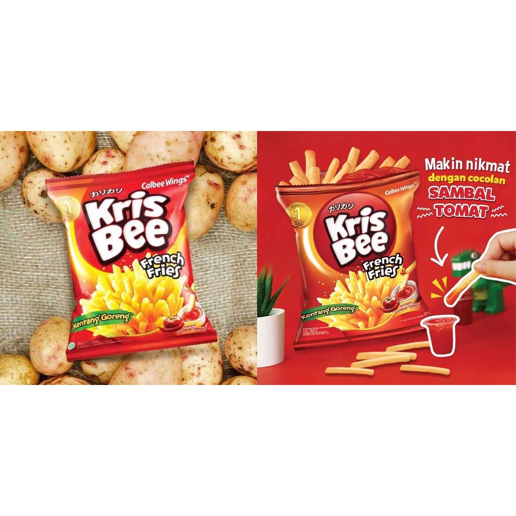 Jual Kris Bee Fries Kentang Goreng All Varian - KrisBee Kentang Goreng ...