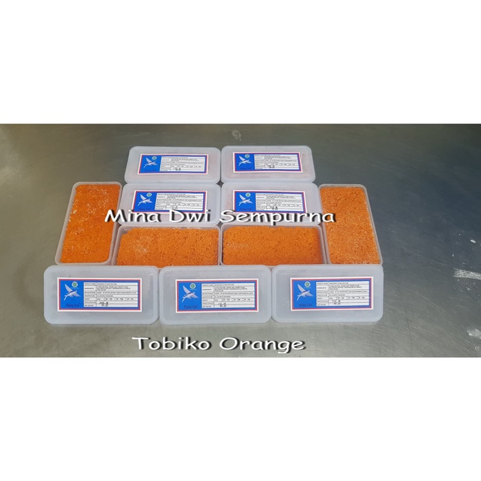 Jual Promo Spesial - Tobiko Orange Flying Fish Roe 500 Gr / Telur Ikan ...