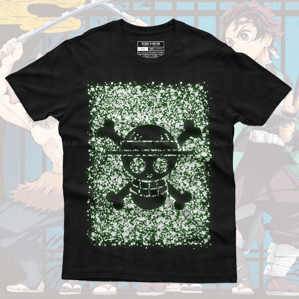 Jual Tshirt Onepiece Splash Glow in the Dark Anime Manga One Piece ...
