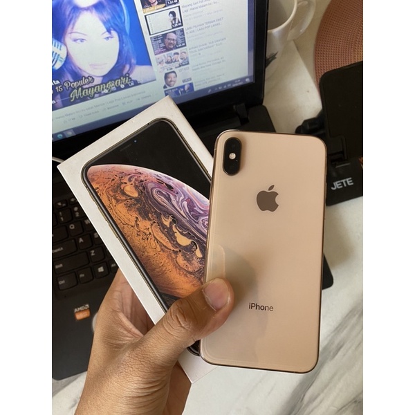 Jual iPhone XS 64gb inter lengkap mulus (Second) | Shopee Indonesia
