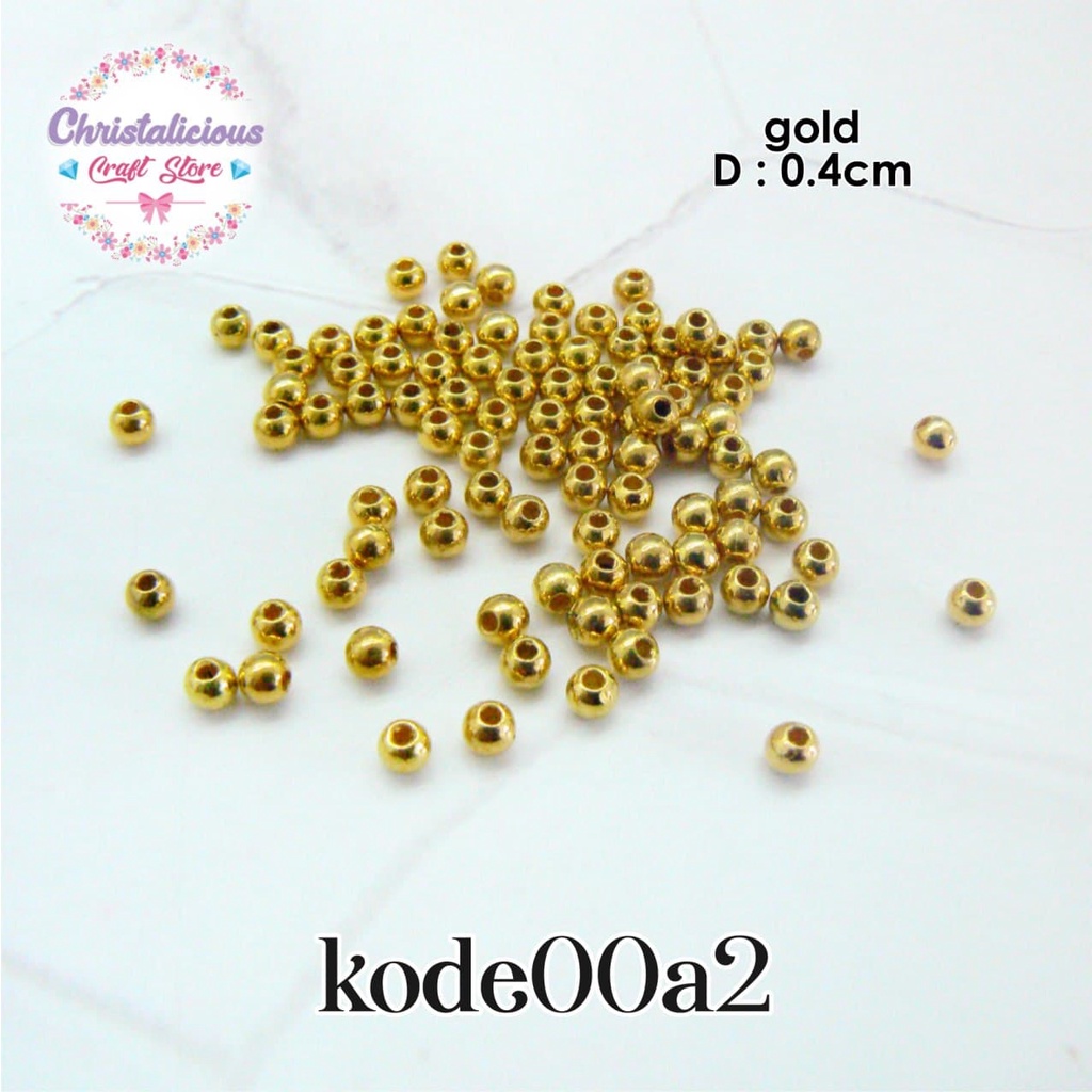 Jual Stopper Spacer Besi bulat untuk pembatas beads/ manik-manik ...