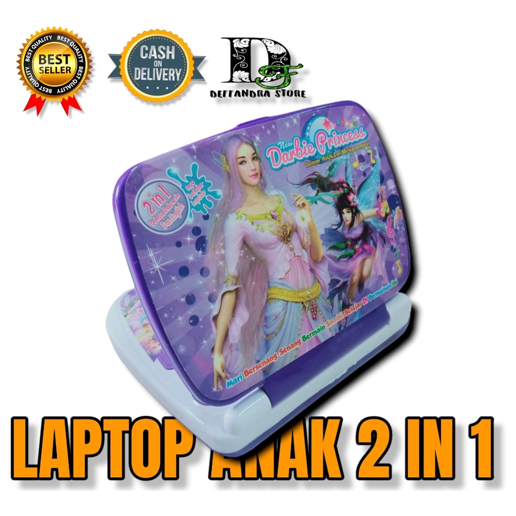 Jual Laptop Anak 2 bahasa - Mainan Laptop Anak - Mainan Edukasi Belajar ...