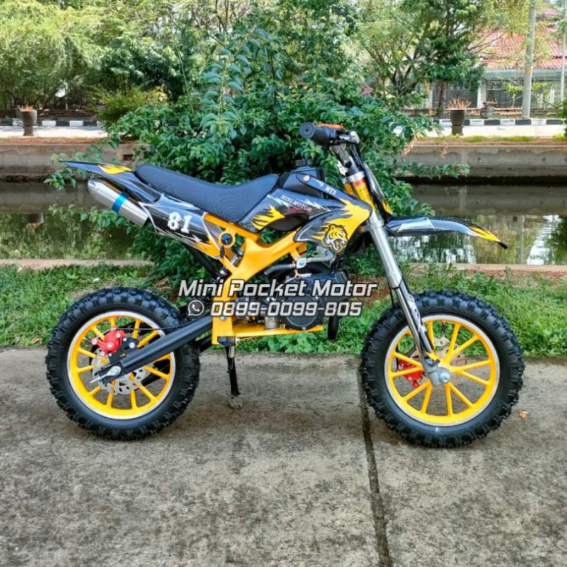Jual MOTOR MINI TRAIL MT2 50CC 2TAK AUTOMATIC | Shopee Indonesia