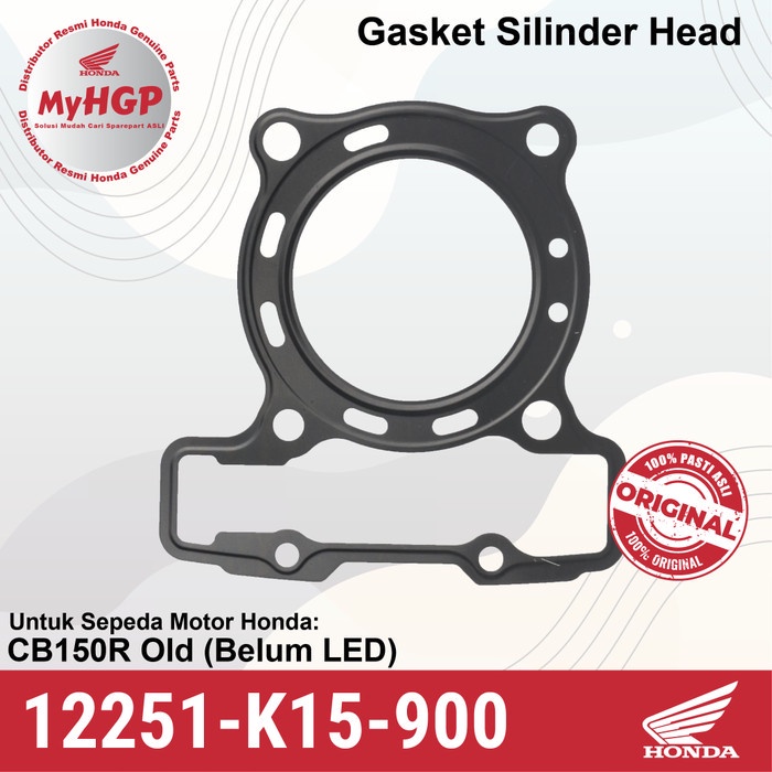 Jual 12251-K15-900 - Gasket Cylinder Head - CB150 CB 150 Lama Old 12251K15900 12251 K15 900 ...