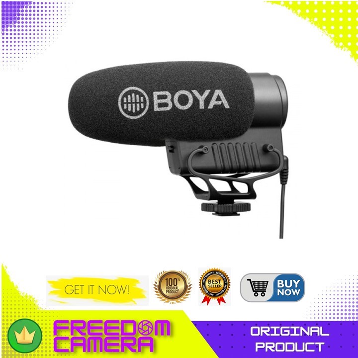 Jual Shotgun Microphone Boya BY-BM3051S Stereo/Mono | Shopee Indonesia