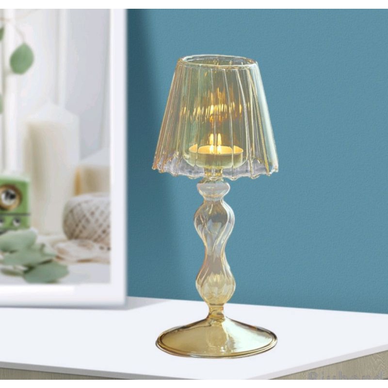 Jual Lampu Lilin Meja Makan Malam Romantis Kaca Duralex Candle Stick ...