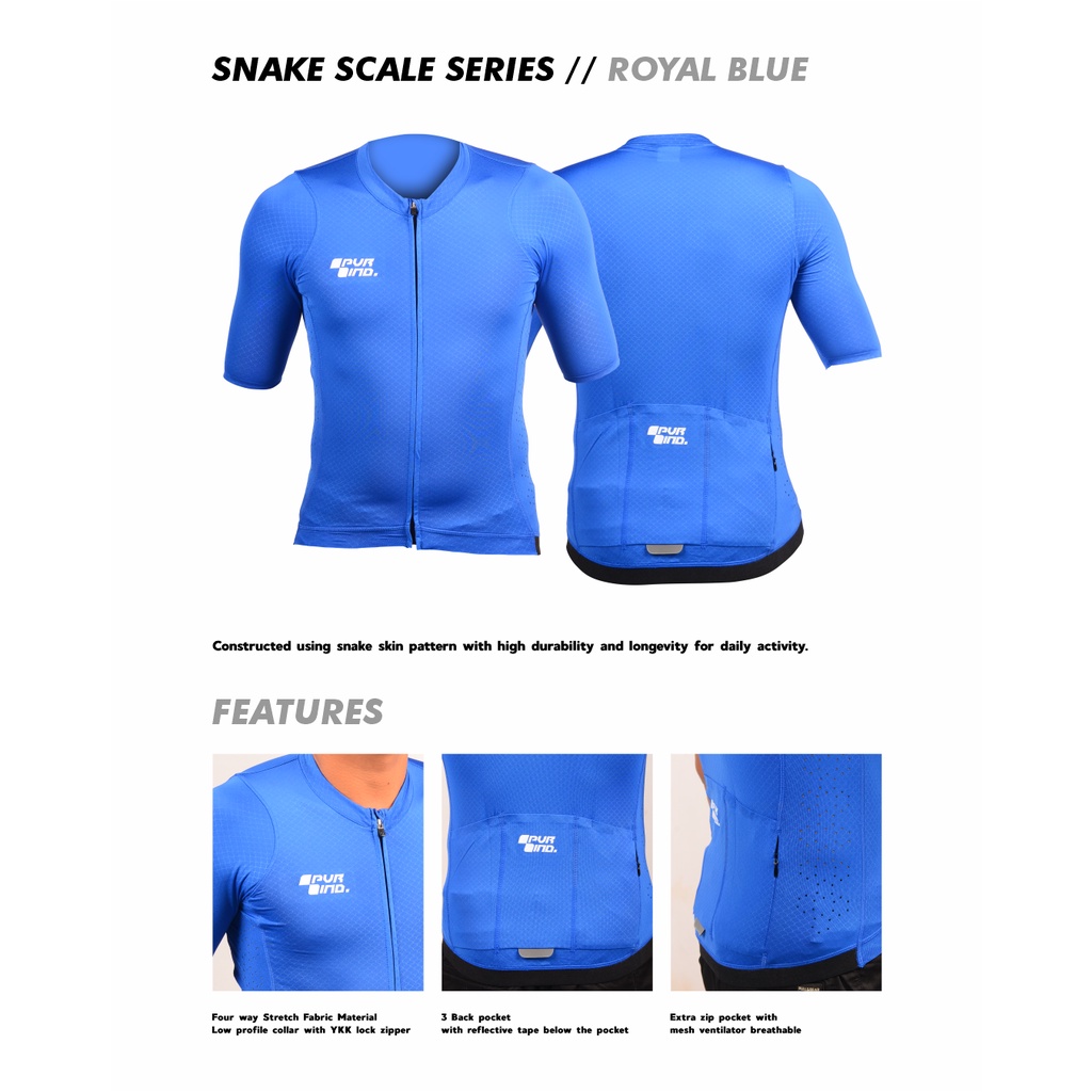 Jual Jersey Roadbike Snake Scale Blue | Shopee Indonesia