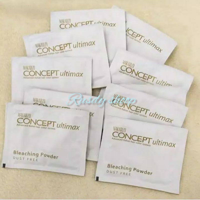Jual Makarizo Professional Concept Ultimax Bleaching Powder Sachet 15 ...