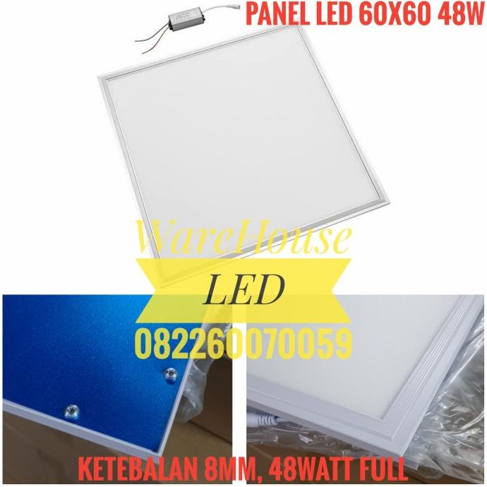 Jual Lampu Panel Led 60x60 cm 48watt Downlight Panel 60 x 60 48 watt ...