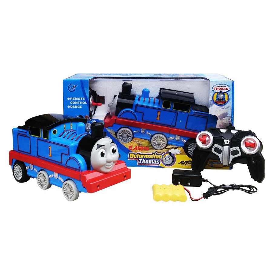 Jual Mainan RC Radio Remote Control Kereta Thomas Deformation Robot ...