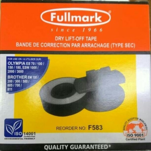 Jual New Penghapus Pita Mesin Tik Brother Fullmark Lift Off Correction ...
