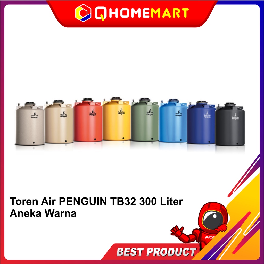 Jual Toren Air PENGUIN TB32 300 Liter Aneka Warna | Shopee Indonesia