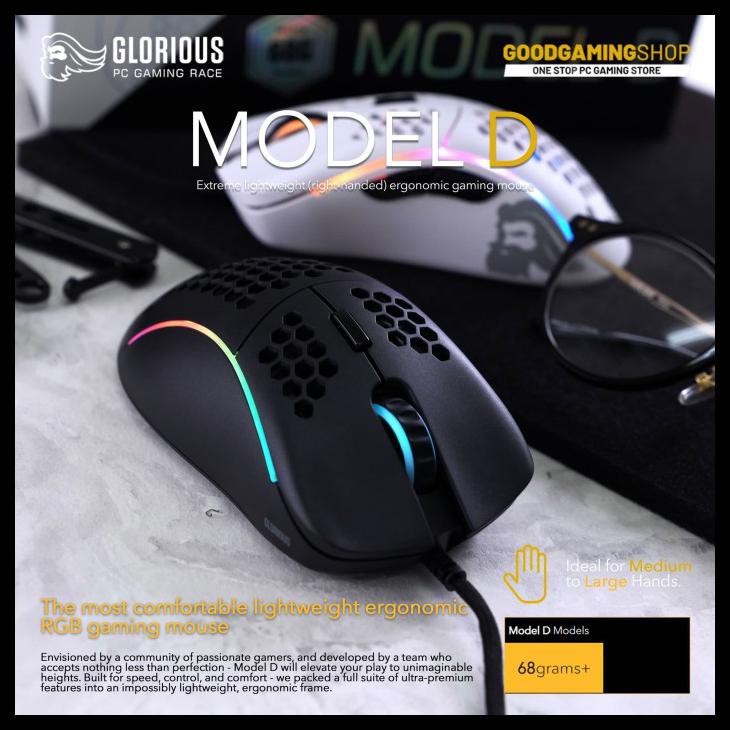Jual Glorious Model D G Gaming Mouse - Putih | Shopee Indonesia