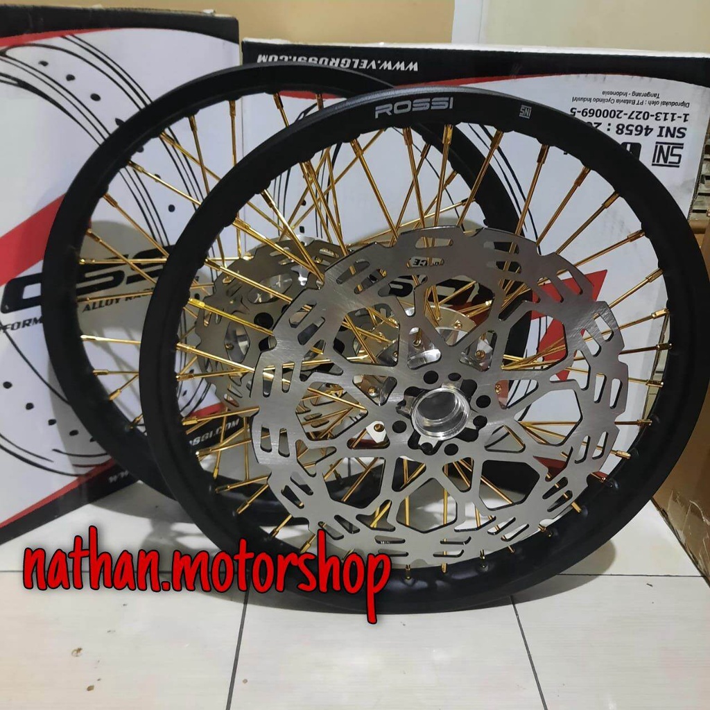 Jual ROSSI - Velg Rossi Jari2 Paketan Satria FU 140-140-17 satu set ...