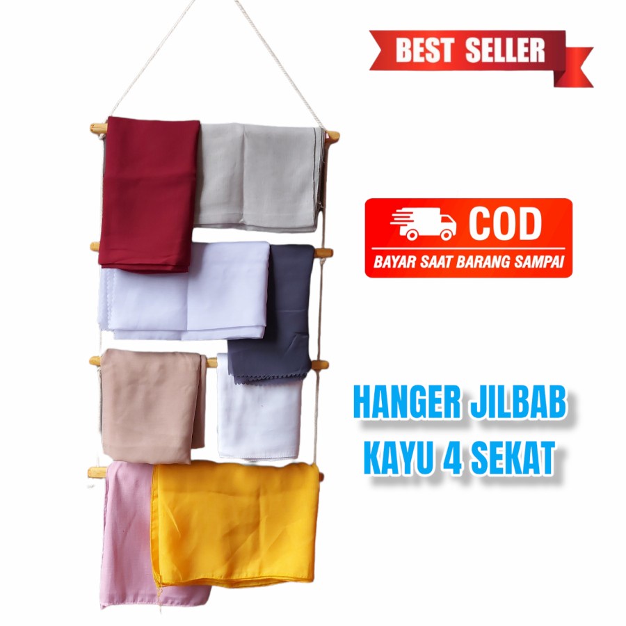 Jual LADDER HANGER JILBAB / GANTUNGAN HIJAB | Shopee Indonesia