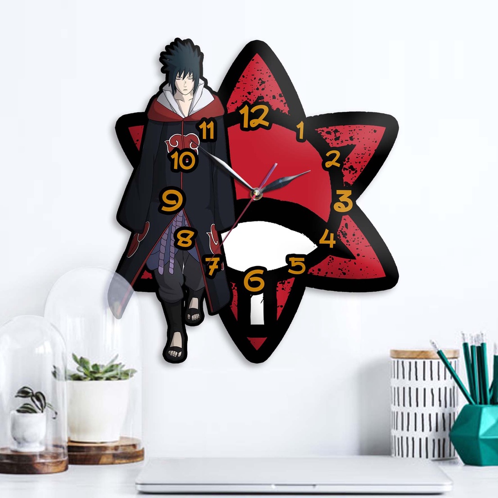 Jual Jam Dinding Harga Terbaik Februari 2022 UKIR Karakter Wall Clock ...
