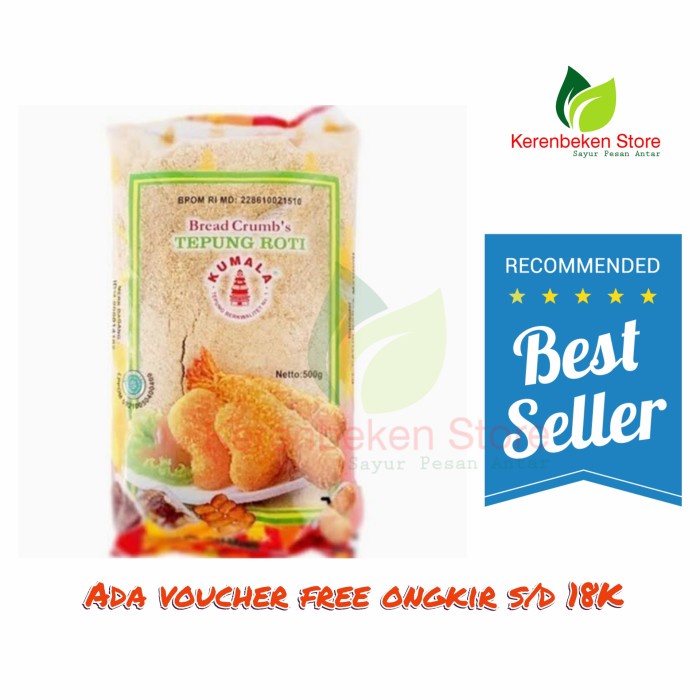 Jual tepung roti - bread crumb's kumala 500gr | Shopee Indonesia