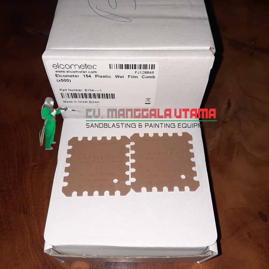 Jual Elcometer 154 Plastic Wet Film Thickenss Comb | Shopee Indonesia