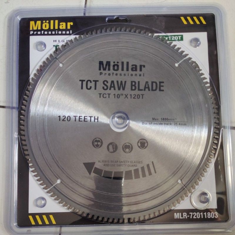 Jual Mollar Saw blade 10"x120T / multicutter 10"x120T aluminium mollar ...