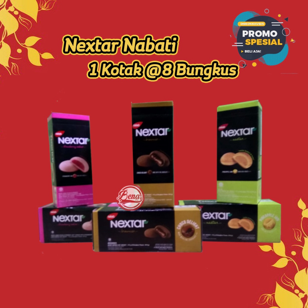 Jual NEXTAR BOX - NABATI (Harga 1 Kotak @8 Bungkus) | Shopee Indonesia