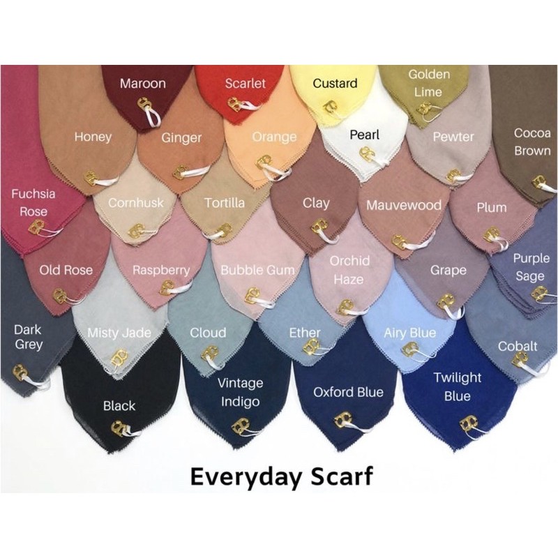 Jual Everyday scarf Buttonscarves | Shopee Indonesia