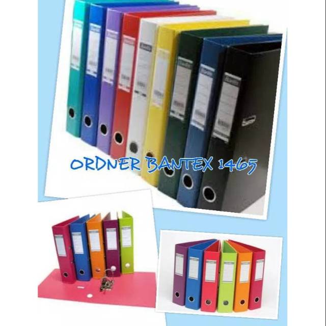 Jual PROMO Ordner Bantex 1465 Ukuran Folio Warna Warni | Shopee Indonesia