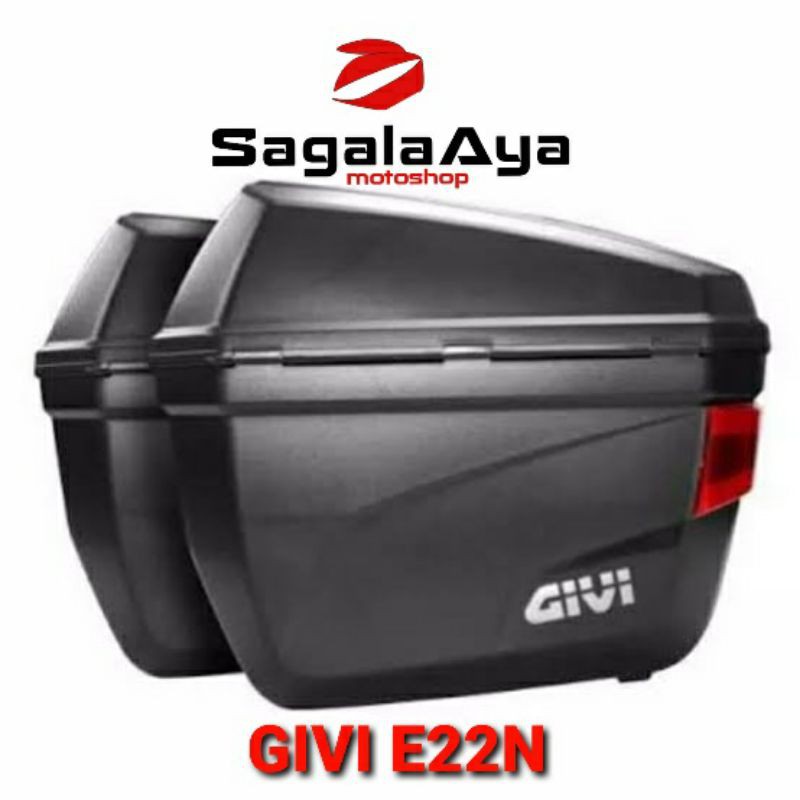 Jual side box givi E22 N + bracket SBL 2000 original givi | Shopee ...