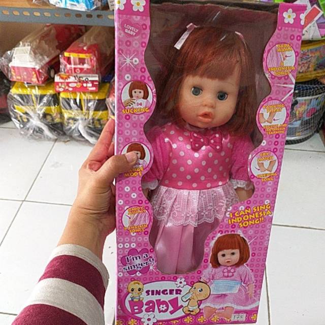 Jual Singer Baby Doll Susan - Boneka Perempuan Bernyanyi Free battery ...