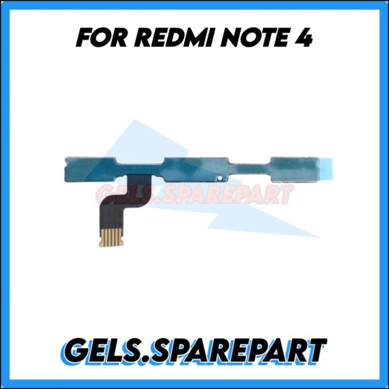 Jual Flexible Power On Off + Volume Xiaomi Redmi Note 4 Original ...