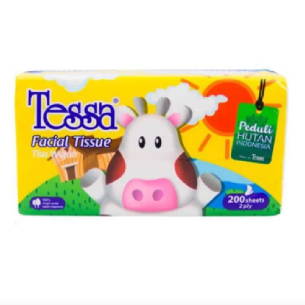 Jual TESSA FACIAL TISSUE 2ply 200 SHEETS | Shopee Indonesia