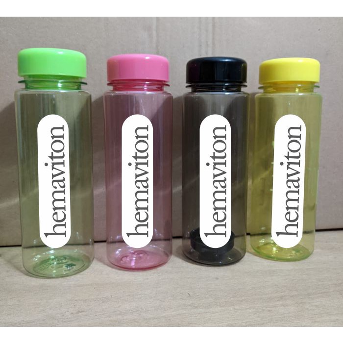 Jual my bottle / Botol minum BULAT (+) CETAK ND13692 Mix Warna | Shopee ...
