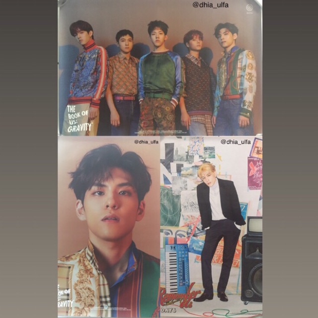 Jual Poster DAY6 Gravity dan Remember Us | Shopee Indonesia