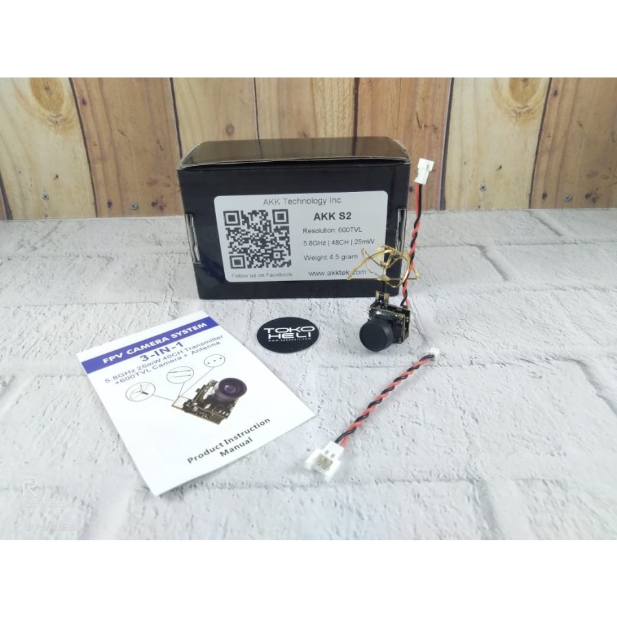 Jual AKK S2 5.8G 48CH 25mW 600TVL AIO FPV Clover Micro VTX Camera ...