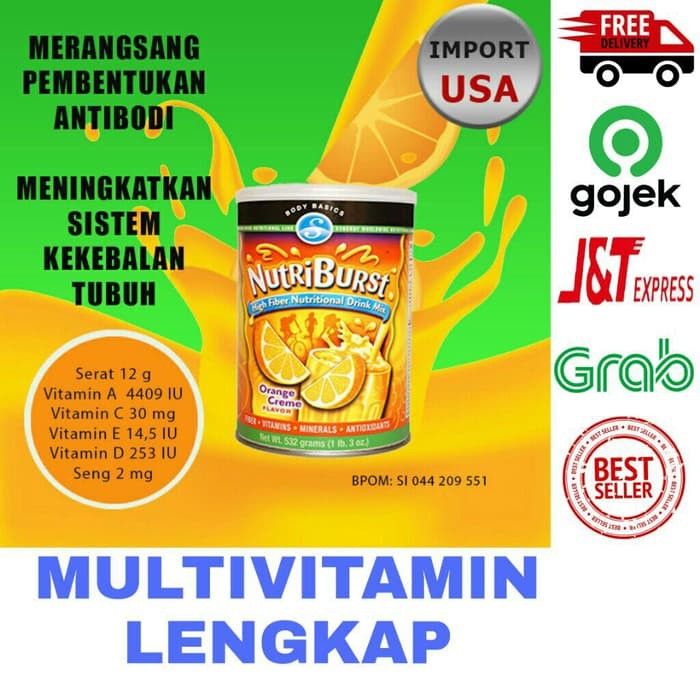 Jual ND183 Vitamin C-E-A-D Untuk Anak Dan Dewasa - Imune Booster - Nutriburst | Shopee Indonesia