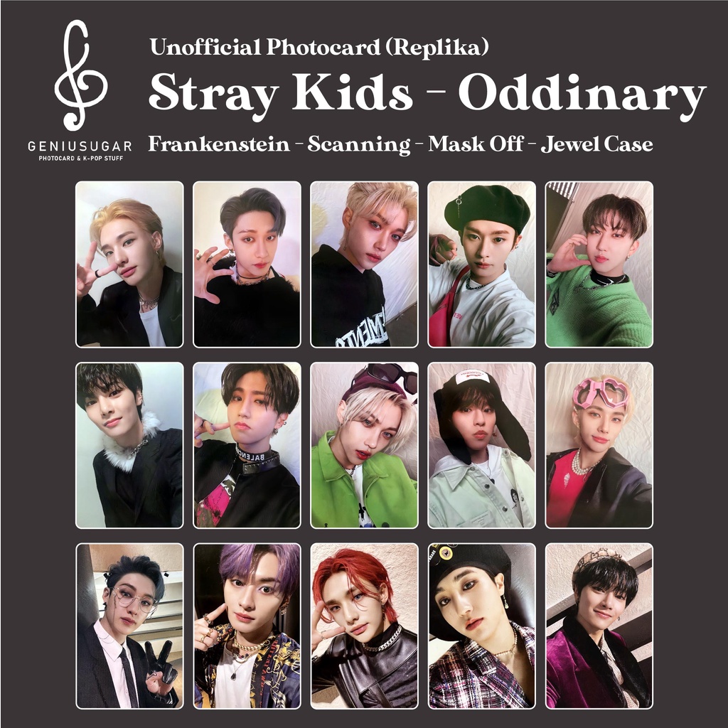 Jual [REPLIKA STRAY KIDS] PHOTOCARD ODDINARY SKZ | Shopee Indonesia