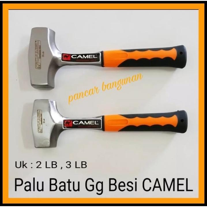 Jual Palu Bodem Batu 2 Lb Camel Asli Gagang Besi - Martil Batu - Palu ...