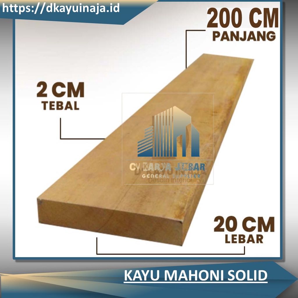 Jual Papan Kayu Dinding Ambalan Murah Mahoni Mahogany Tebal 2cm Lebar ...